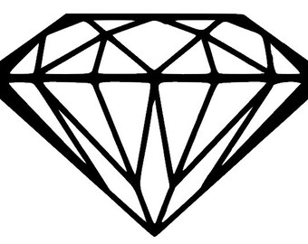 Popular items for diamond vinyl decal on Etsy