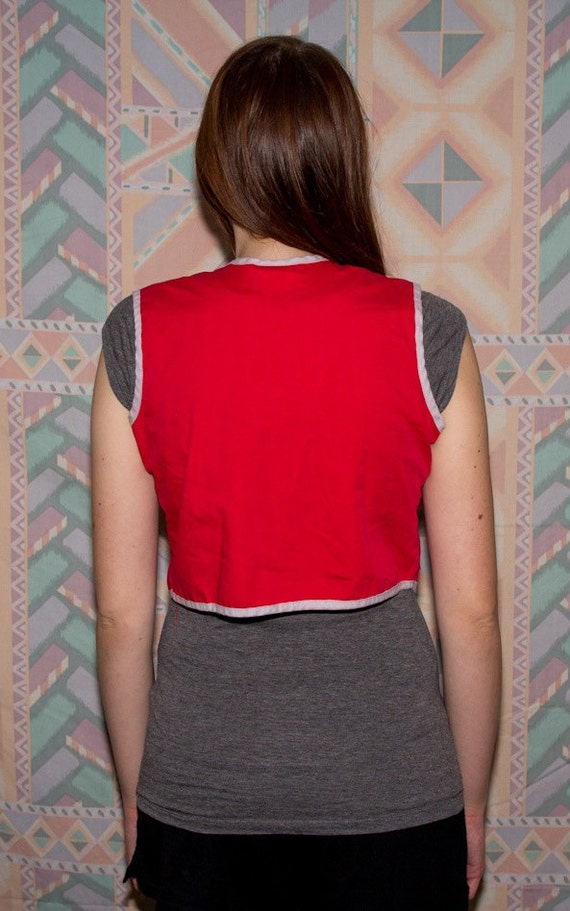 Vintage Awana Sparks Red Vest Uniform w/ Patches Child Size