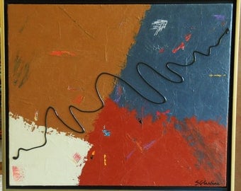 Abstract western art | Etsy