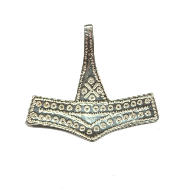 Sterling Silver Traditional Viking Romesdal Thor's Hammer
