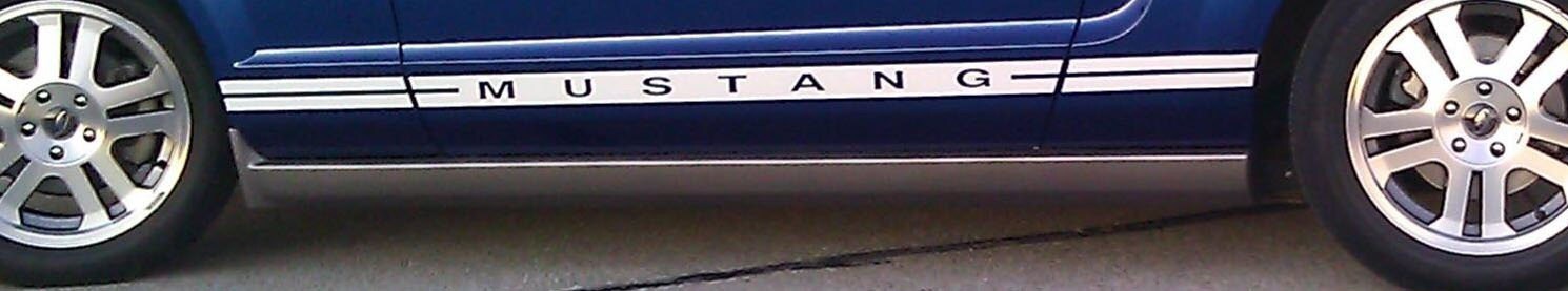 Ford Mustang Rocker Panel Stripes Door Decal Vinyl Sticker All