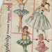 Simplicity 6204 Vintage 60s Tutu pattern Ballerina Dance