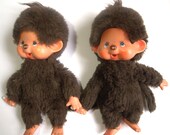 Items similar to Vintage 1970s Japanese Monchhichi Monkey, Sekiguchi on ...