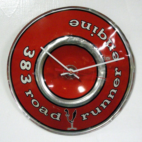 Plymouth Road Runner Wall Clock 1968 1970 by StarlingInk on Etsy