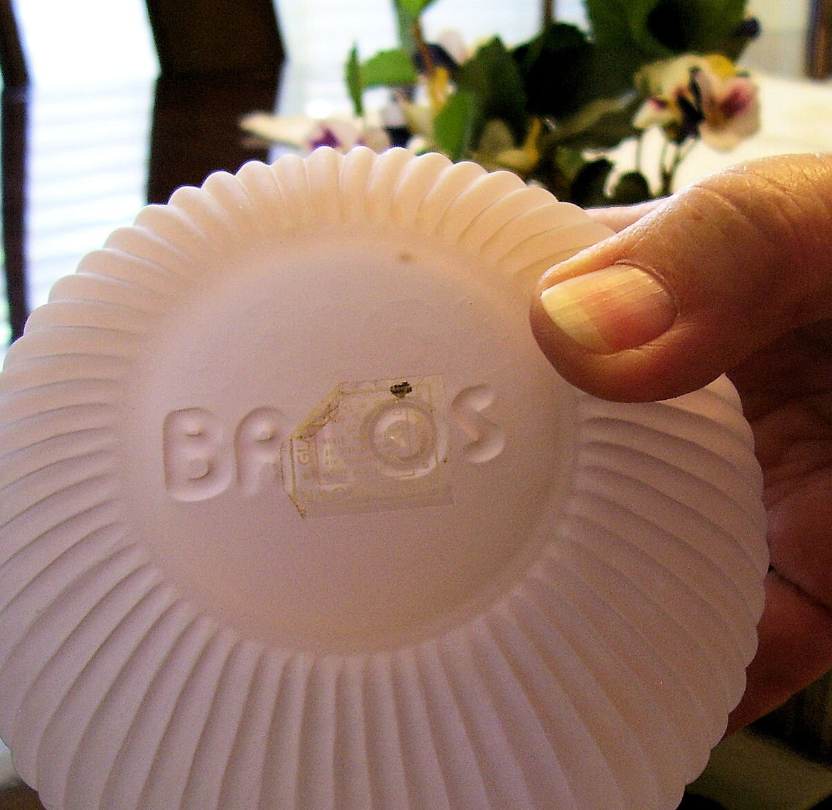 BALOS VASE Mouth blown Glass Vintage 1980s