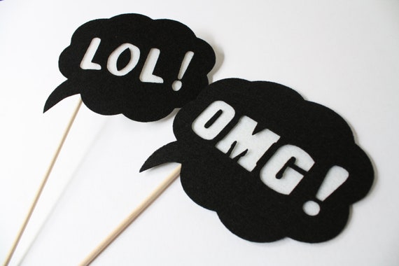 Items similar to Photo booth Props. Expressions. Photo Props. Party ...