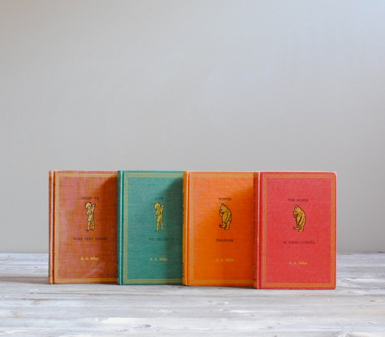 Vintage Winnie the Pooh Book Set