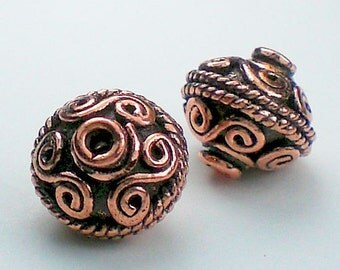 Popular items for large copper beads on Etsy
