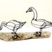 Geese Wire Sculpture by WiredbyBud on Etsy