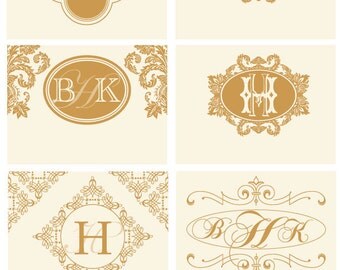 Popular items for monogram logo on Etsy