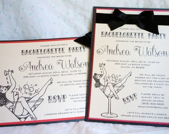Rustic Picnic Bridal Shower Invitations by FoxOnTheMoonLLC on Etsy