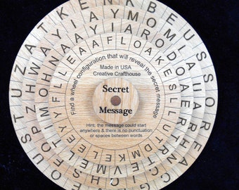 Mexican Army Cipher Disks Encryption wheels by dj51florida