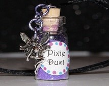 Customized Pixie Dust Necklace, Tooth Fairy, Stocking Stuffer Gift