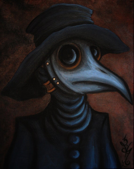 ORIGINAL Gothic Fantasy Medieval Plague Doctor Horror Macabre
