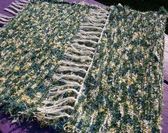 Green fuzzy fabric | Etsy