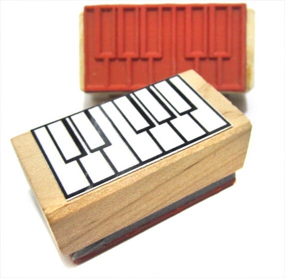 Piano Fingering and Music Theory Rubber Stamp A great