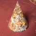 Orgone Gold Silver & Copper Flakes Cone Quartz by angie317