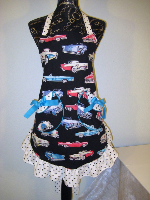 Women's Classic Car Apron