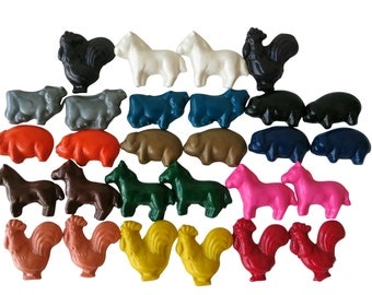 Popular items for farm animal crayon on Etsy