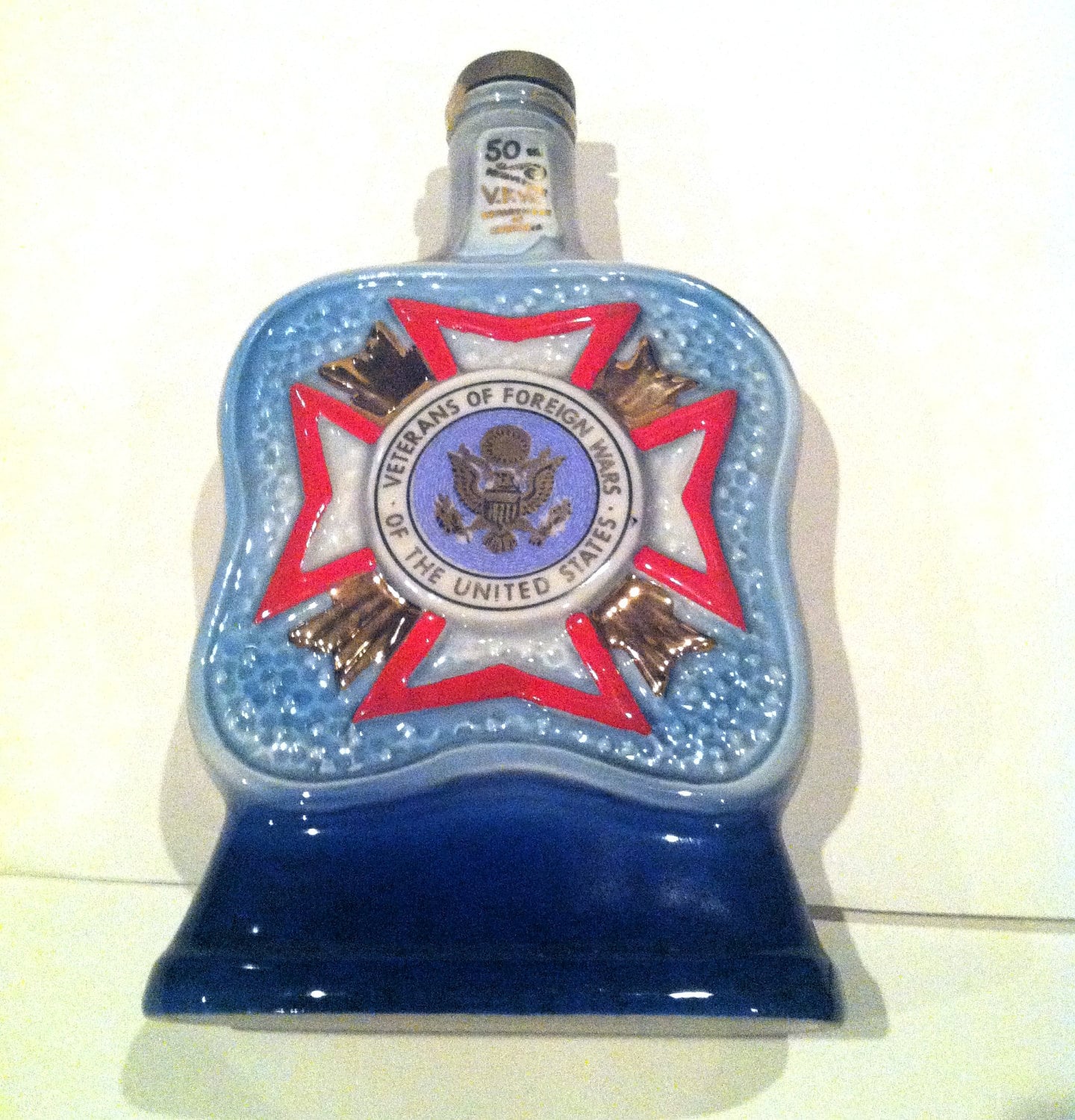 Sale / Jim Beam / Whiskey Bottle / 50th Anniversary / Veterans Edition ...