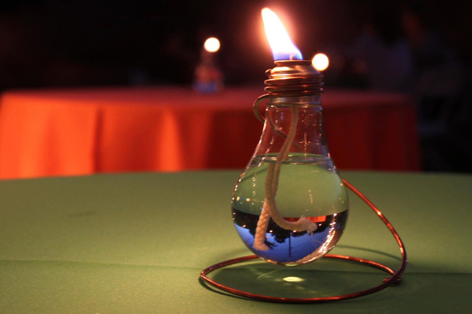 Light Bulb Oil Lamp. by SASQUATCHsCREATIONS on Etsy