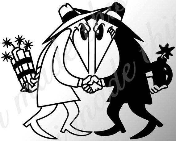 Spy vs Spy Sticker