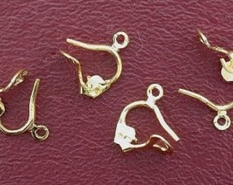 Sterling Silver Shell Post Earrings With Loop 1 Pair of Stud