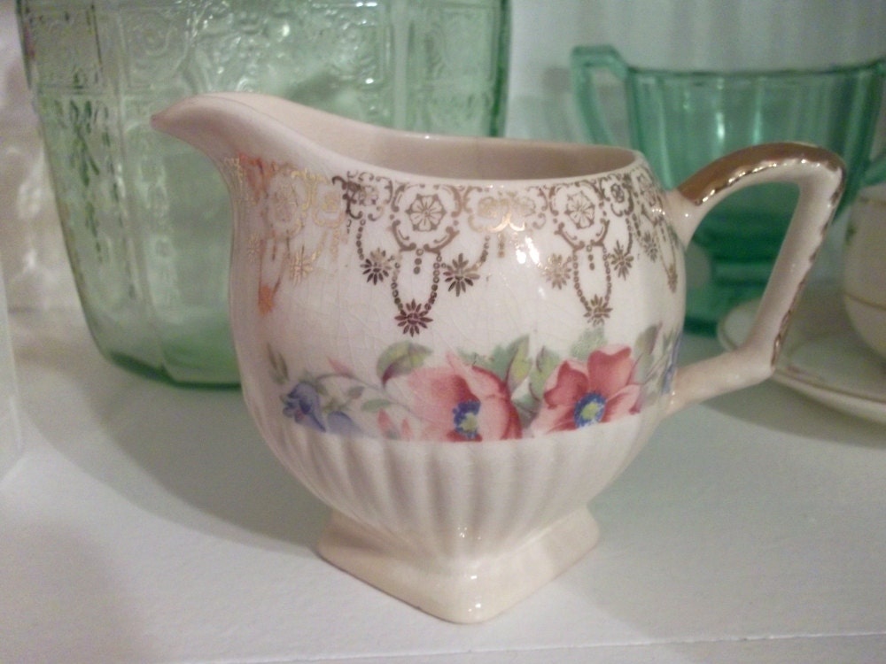 Antique China Creamer – 1930’s Royal China 5186 Vintage Creamer ...