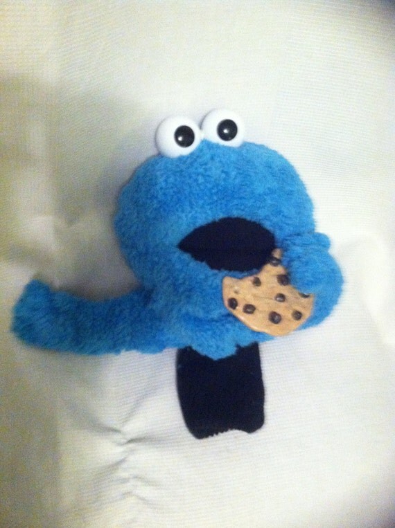 Cookie Monster golf club head cover towel and lanyard gift