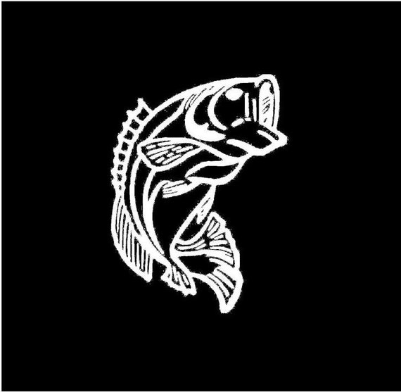 Bass Fish Car Decal