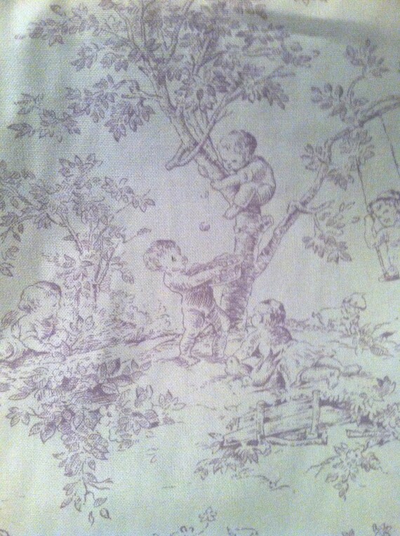 Purple Toile Sheets at Karen Batey blog