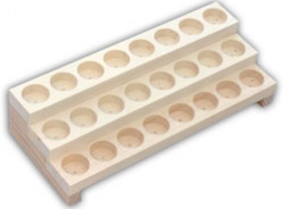 Wooden Display Rack Product Bottles of 1.25 Outer