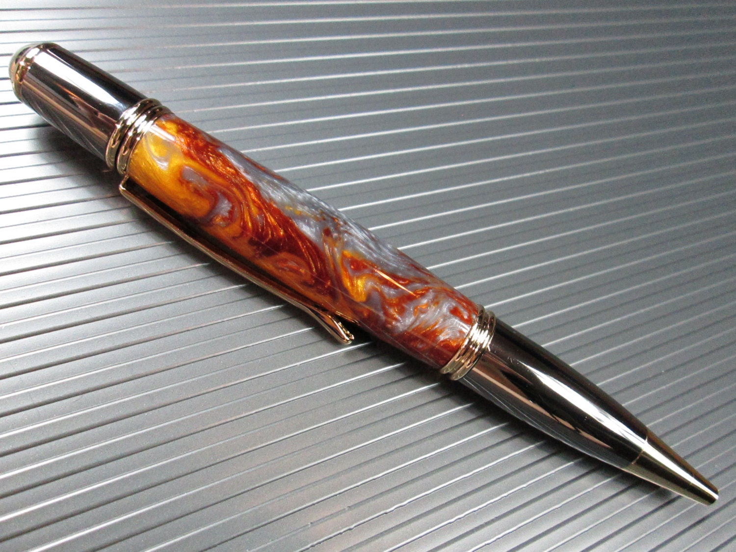 Handmade Elite Pen Forged in the Fire Space Pen