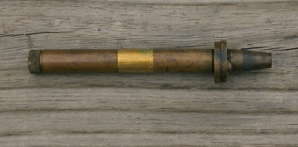 Vintage Brass Black Powder Measure adjustable to 120 grains