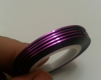 Nail Striping Tape Different Colors Adhesive Back Nail Tape