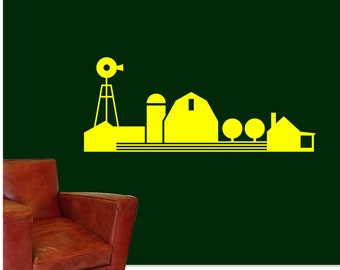 Farm and windmill | Etsy