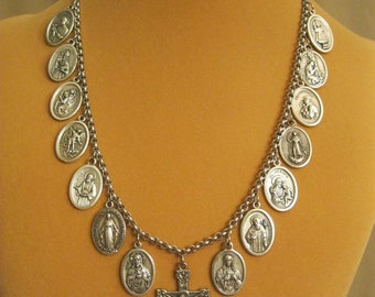 Popular items for catholic saint medal on Etsy