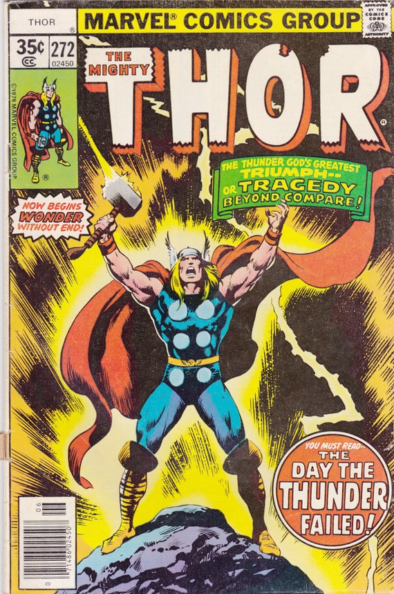 Comic Thor 272 Marvel Comics Vintage Bronze Age 1978