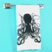 octopus kitchen towel CUTE nautical tea towels screen