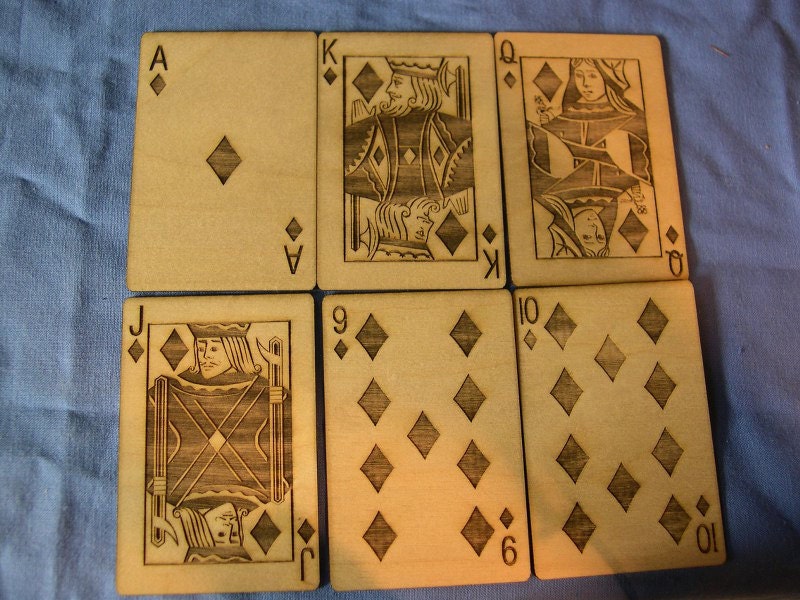 Laser Engraving Cutting Card