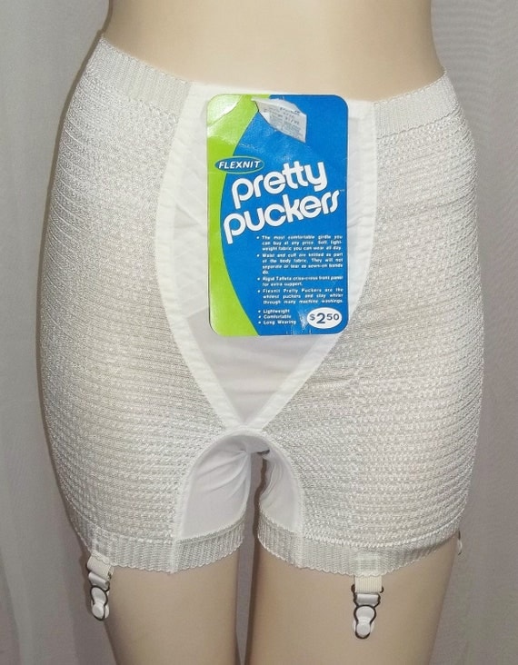 Vintage Flexnit Pretty Puckers Rubber Girdle NOS Deadstock