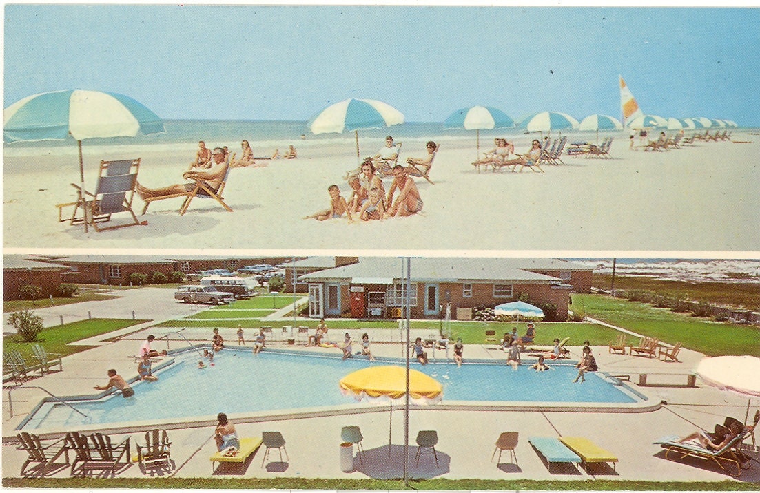 Vintage Florida Postcard Destin Riviera on the Gulf Resort