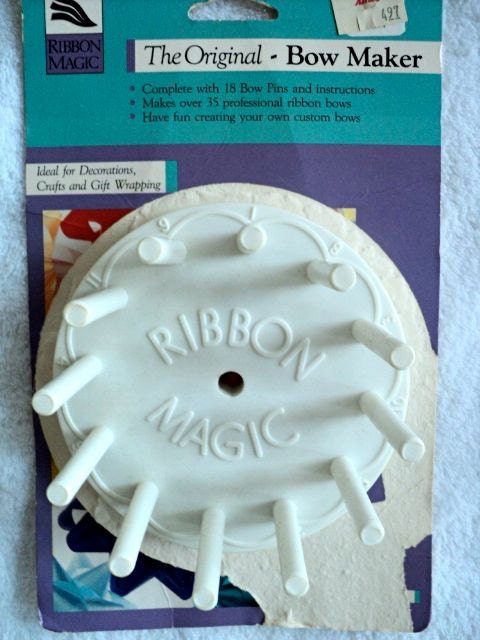 Ribbon Magic Bow Maker Bow Cards and Bow by DocksideDesignsEtc