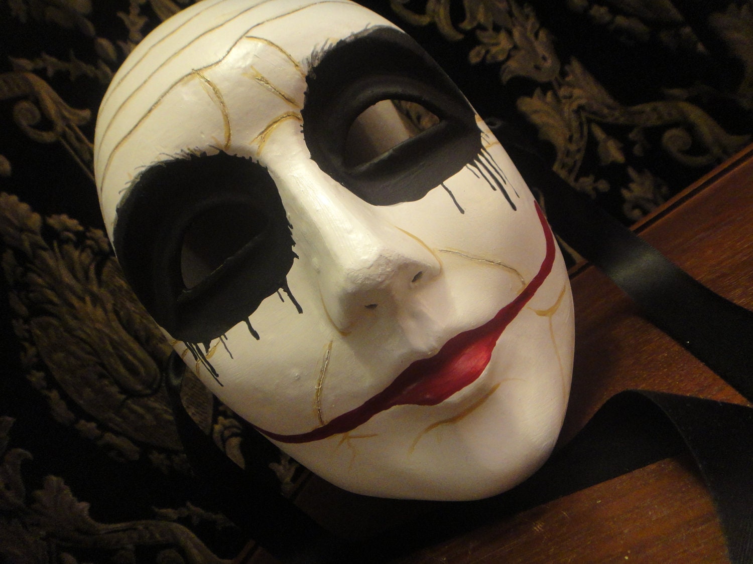 Joker Mask Halloween Costume Heath Ledger The Dark Knight