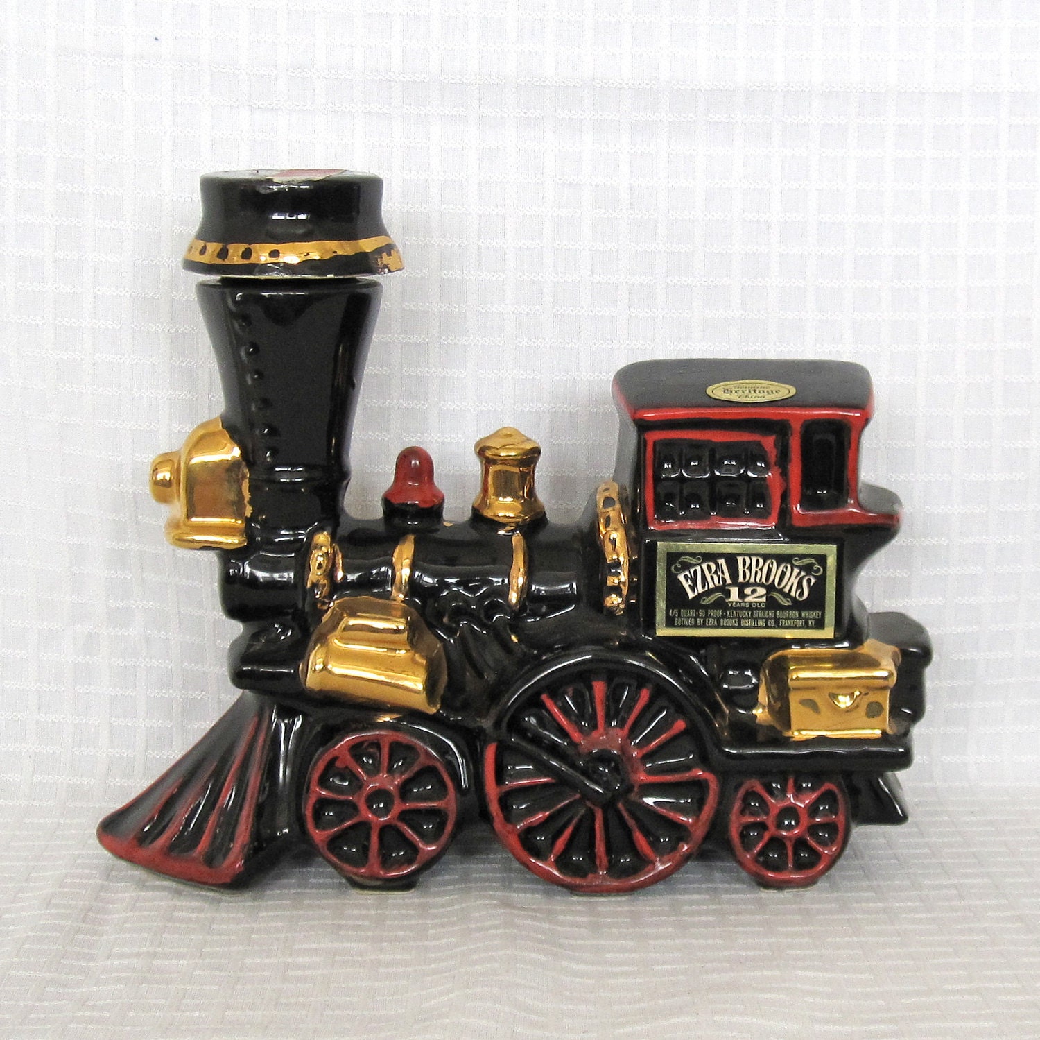 Ezra Brooks Decanter Steam Train Bottle Ezra Brooks Whiskey