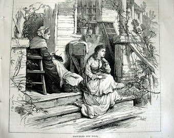 Victorian engraving | Etsy