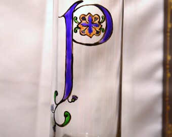 Illuminated letter p | Etsy