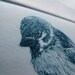 Bird print Drypoint. Hedge Sparrow. Hand by LynnBaileyPrintmaker