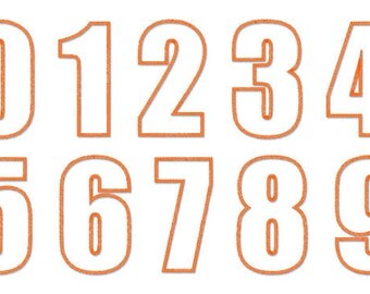 Popular items for embroidery numbers on Etsy