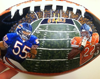 Popular items for painted football on Etsy
